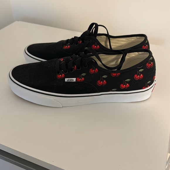 Vans | Shoes | Vans Authentic Black Cherry Sneakers | Poshmark